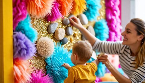 Sensory Wall Fun: 10 Easy Home Ideas | Skill Point Therapy